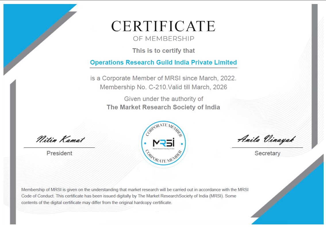 MRSI & ISO | ORG India